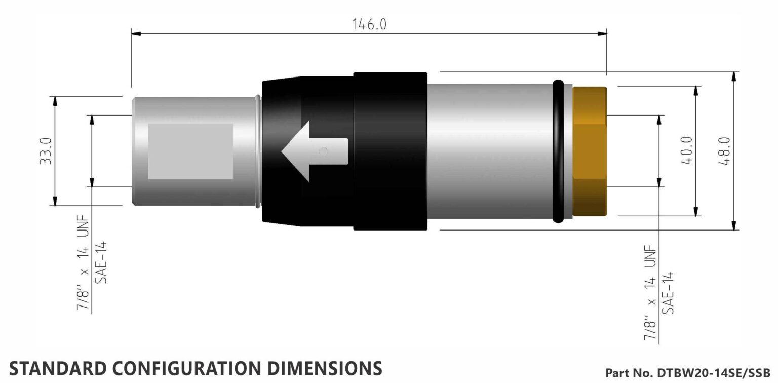 Fill-Line Breakaway Series: DTBW20 for High-Flow CNG Refueling