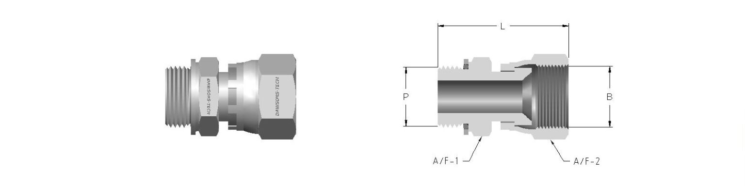 Swivel Male Connector – Dawsons-Tech